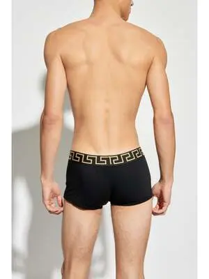 Versace Greca Border Boxers - White