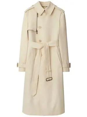Burberry Double-breasted Twill Trench Coat - Neutrals