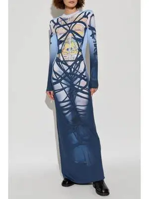 Y/project Graphic-print Maxi Dress