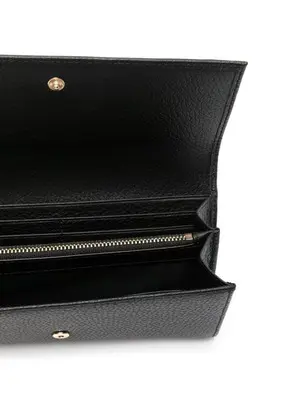 COCCINELLE Metallic Soft Wallet - Black