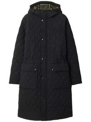 Burberry Quilted Parka Coat
