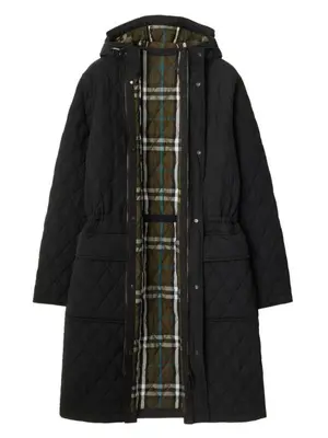 Burberry Quilted Parka Coat