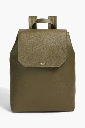 SERAPIAN Day Pebbledleather Backpack - Army Green