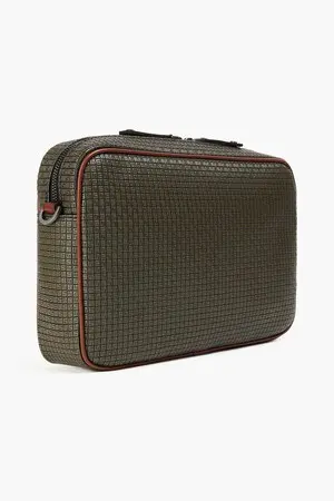 SERAPIAN East West Embossed Messenger Bag