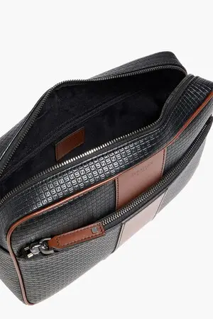 SERAPIAN East West Embossed Messenger Bag