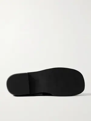 AMOMENTO Leather Penny Loafers
