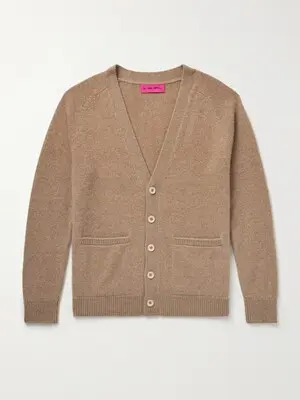 THE ELDER STATESMAN Cashmere Cardigan - Brown