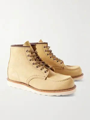 Red Wing 8833 Classic Moc Brushed-leather Boots - Neutrals