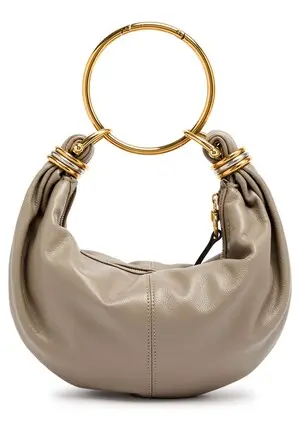 Chloé Leather Top Handle Hobo Bag