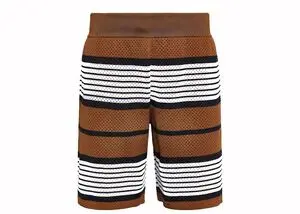 Burberry Striped Mesh Shorts