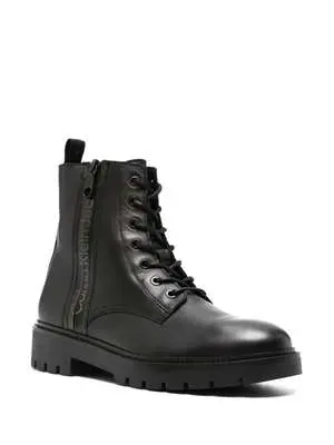 Calvin Klein Zip-up Combat Boots