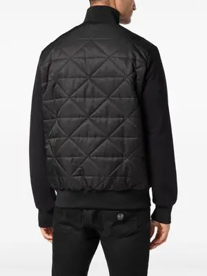 Philipp Plein Quilted Zip-up Jacket