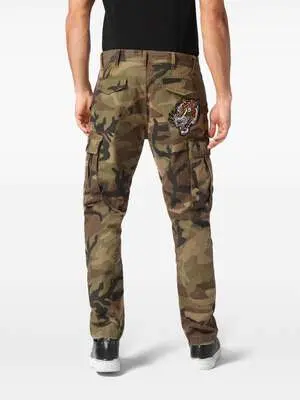 Philipp Plein Camouflage Cargo Trousers