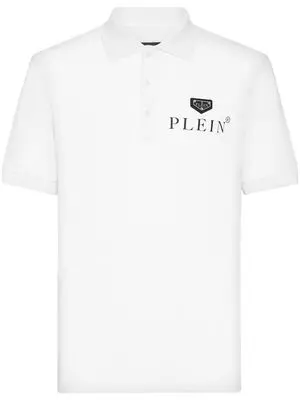 Philipp Plein Logo-print Cotton Polo Shirt
