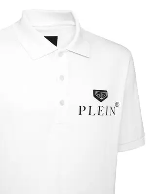Philipp Plein Logo-print Cotton Polo Shirt