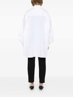 Wardrobe.NYC Cotton Shirt Dress - White