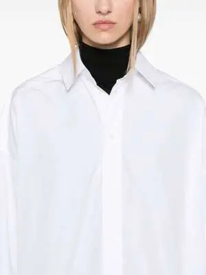 Wardrobe.NYC Cotton Shirt Dress - White