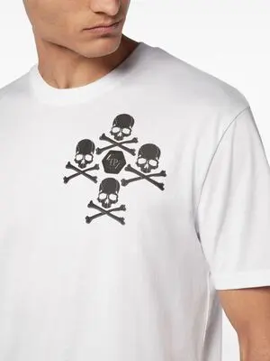 Philipp Plein Ss Skull And Bones T-shirt