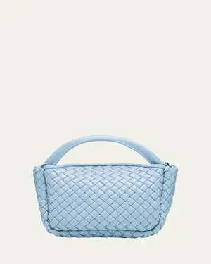 Bottega Veneta Bottega Veneta Cobble Mini Top-Handle Bag - Blue