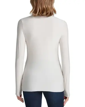 Commando Long Sleeve Crewneck Top - Porcelain