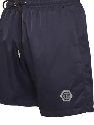 Philipp Plein Logo-appliqué Shorts