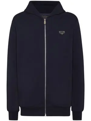 Philipp Plein Iconic Plein Hoodie - Blue