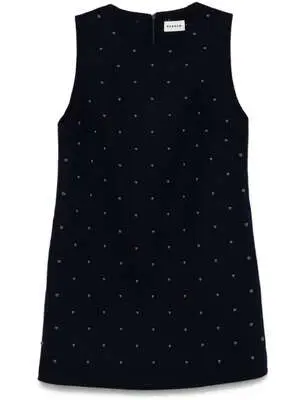 P.a.r.o.s.h Stud-embellished Wool Dress