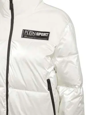 PLEIN SPORT Logo-appliqué Puffer Jacket