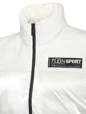 PLEIN SPORT Padded Gilet - White