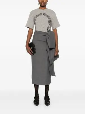 Moschino Intarsia Knitted Top