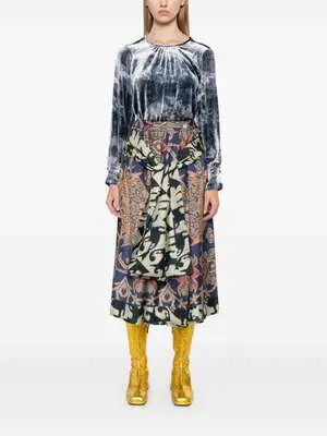 PIERRE-LOUIS MASCIA Cialda Midi Skirt