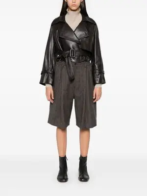 STEIN Check-pattern Shorts