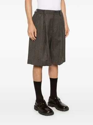 STEIN Check-pattern Shorts
