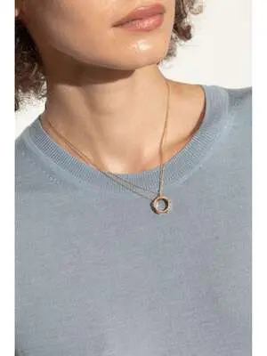 Tory Burch Miller Stud Pendant Necklace