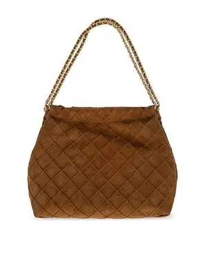 Tory Burch Fleming Tote Bag - Brown