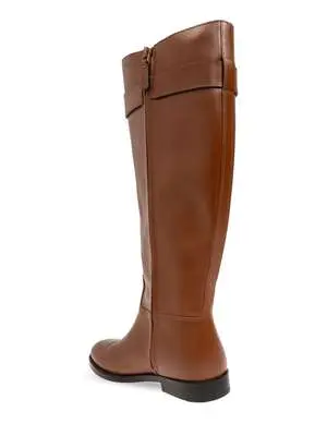 Tory Burch T Lock Knee Boots - Brown
