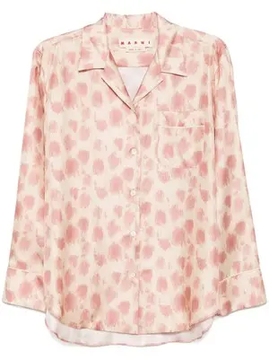 Marni Animal-print Shirt - Pink