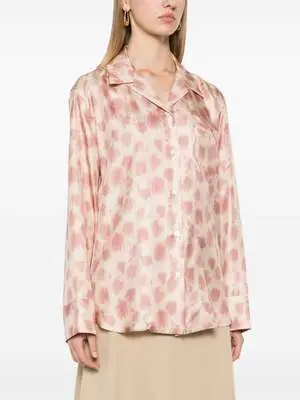Marni Animal-print Shirt - Pink