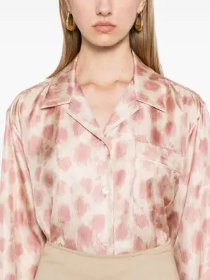 Marni Animal-print Shirt - Pink