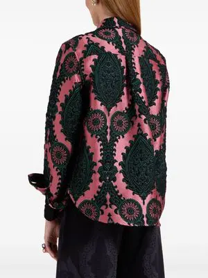La DoubleJ Patterned Jacquard Jacket