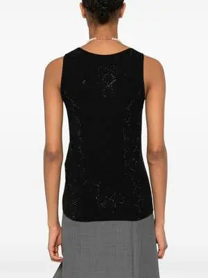 Gucci Gg Crystal-embellished Top
