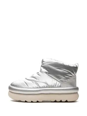 UGG Classic Maxi Mini Metallic Boots - Silver