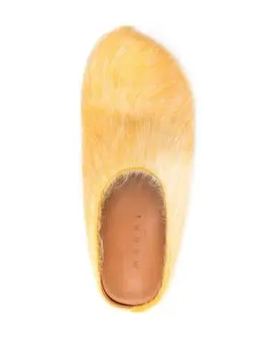 Marni Fussbett Mules - Yellow
