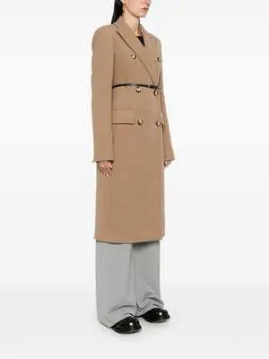 Sportmax Ghia Mid-length Coat - Neutrals