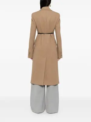 Sportmax Ghia Mid-length Coat - Neutrals