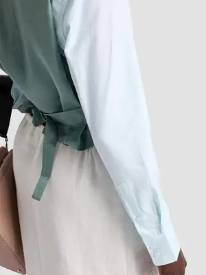 Prada Oxford Cotton Shirt - Sky Blue