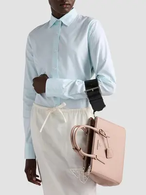 Prada Oxford Cotton Shirt - Sky Blue