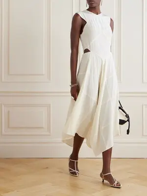 JOSEPH Danube Layered Silk Dress