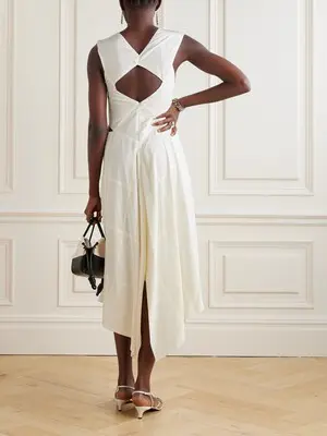 JOSEPH Danube Layered Silk Dress