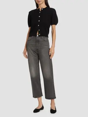 DÔEN Anisa Short-sleeve Cardigan - Black